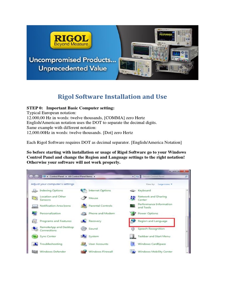 Rigol Software Tools | PDF | Installation (Computer Programs) | Computer File