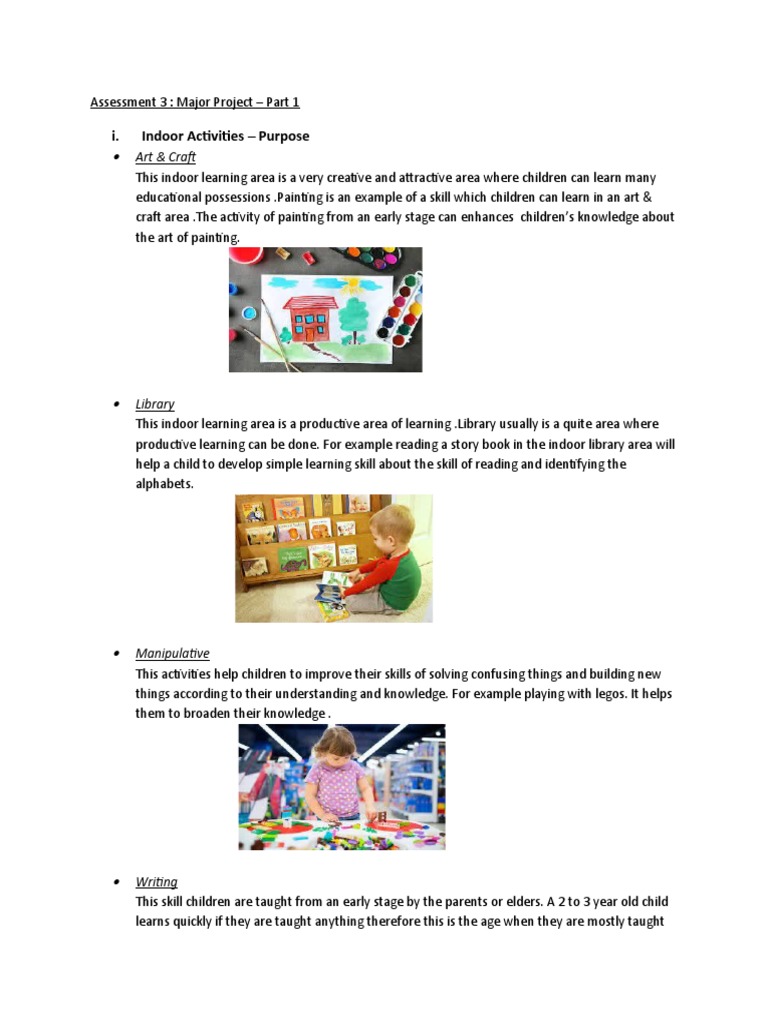 Assessment 3 - Major Project-Part 1 | PDF | Learning | Knowledge