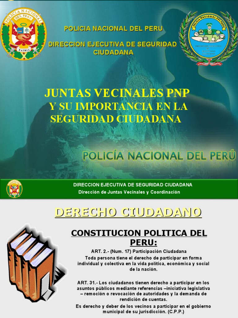 Juntas Vecinales Publico Externo | PDF | Policía | Valores