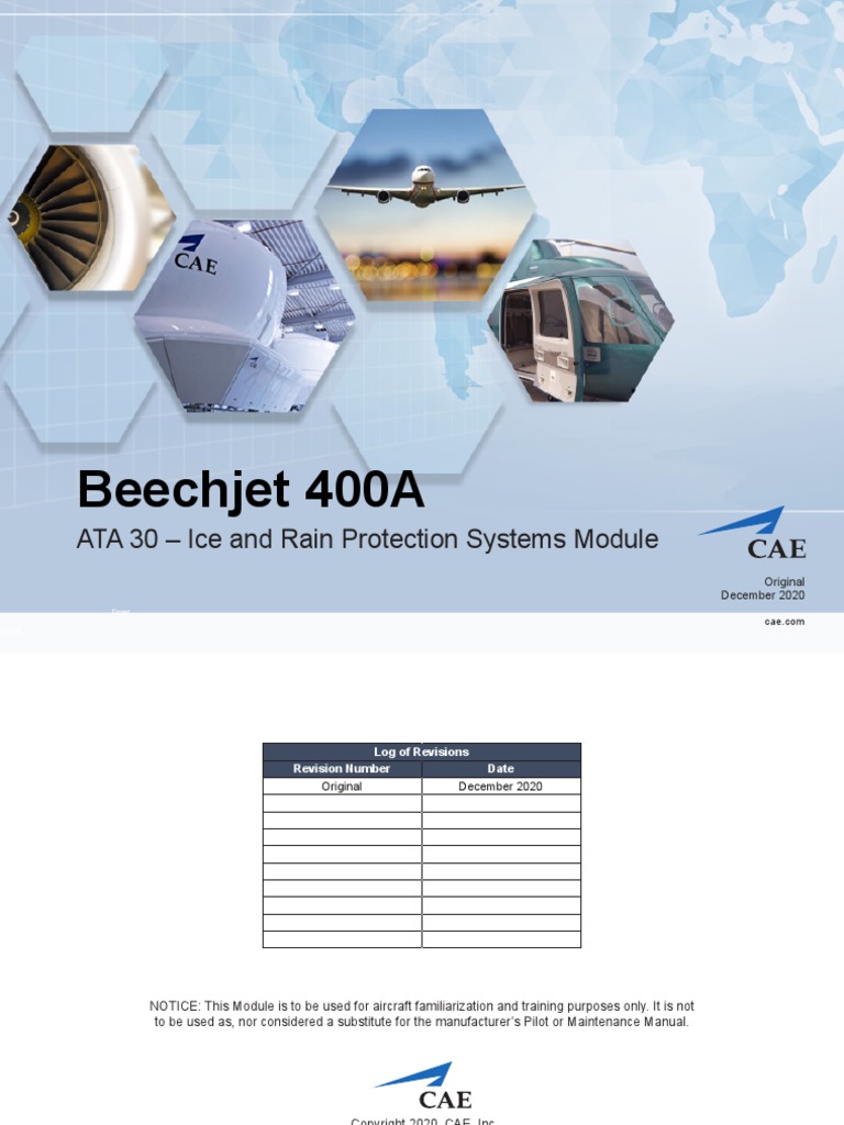 ATA 30 - Ice and Rain Protection Systems Module | PDF