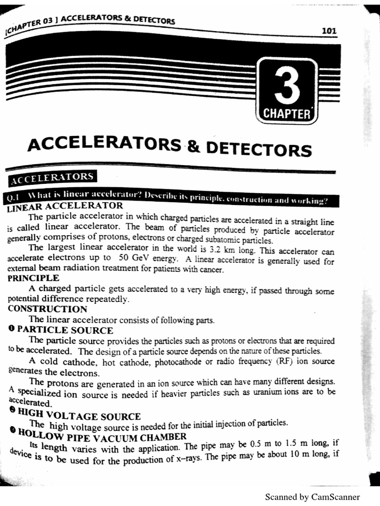 Accelerators and Detectors | PDF