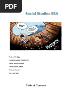 CSEC Social Studies SBA Guide 2025 | PDF