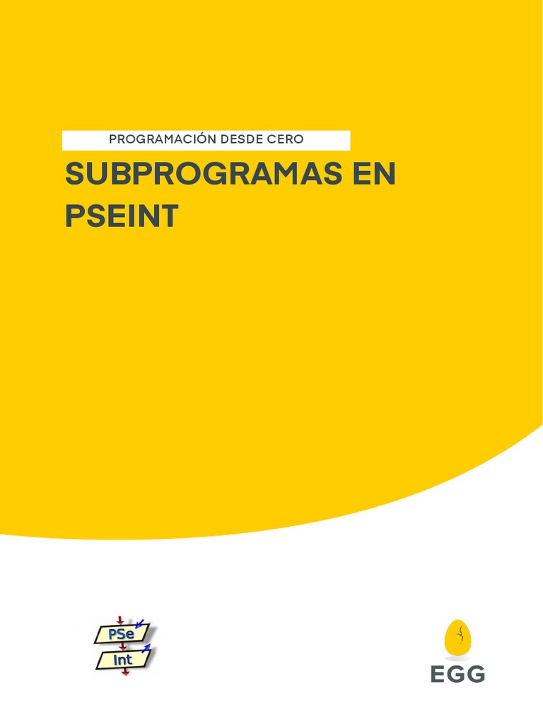 Ejercicios de Subprogramas en PSeInt | PDF | División (Matemáticas) | Ingeniería Informática