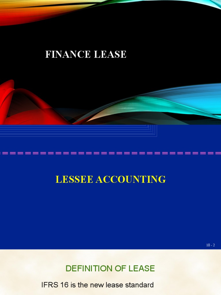 Lessee Accounting Under IFRS 16 | PDF | Lease | Depreciation