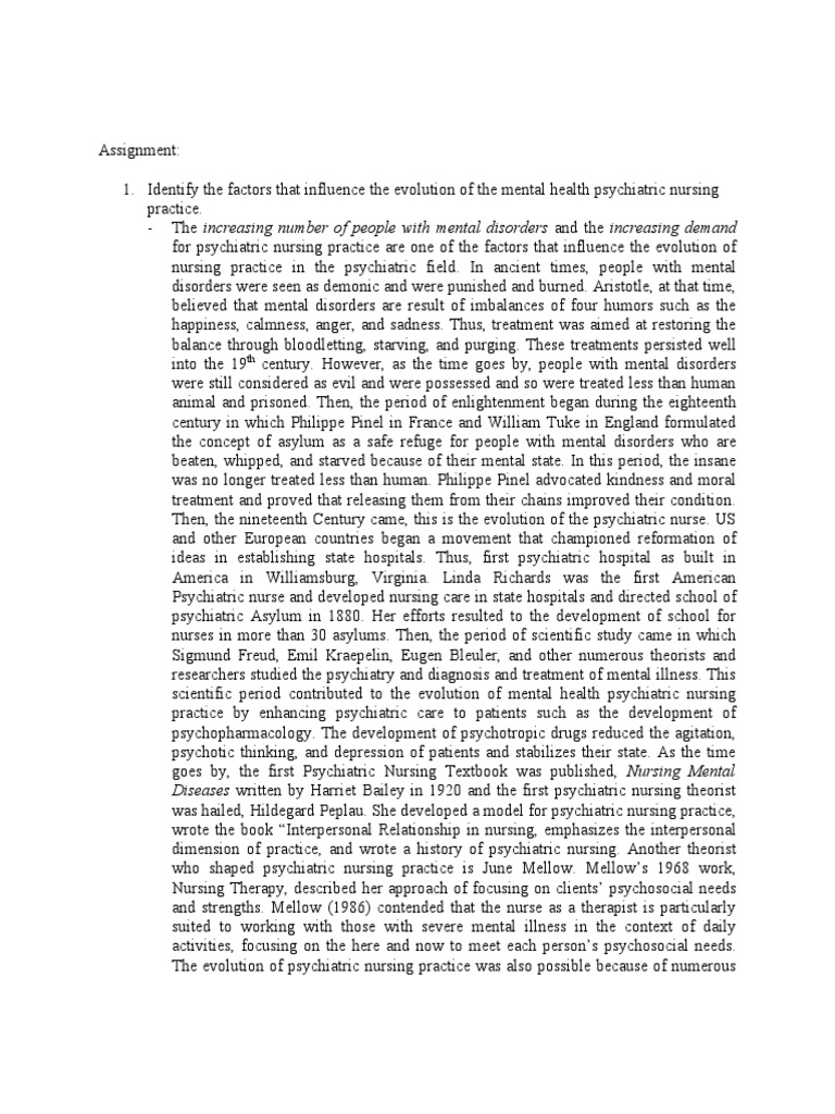 Diseases Written by Harriet Bailey in 1920 and The First Psychiatric ...