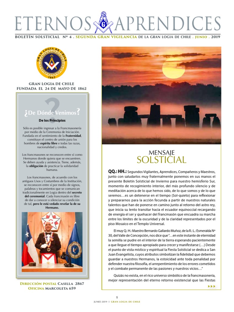 Eternos Aprendices: Solsticial | PDF | Masonería | Virtud