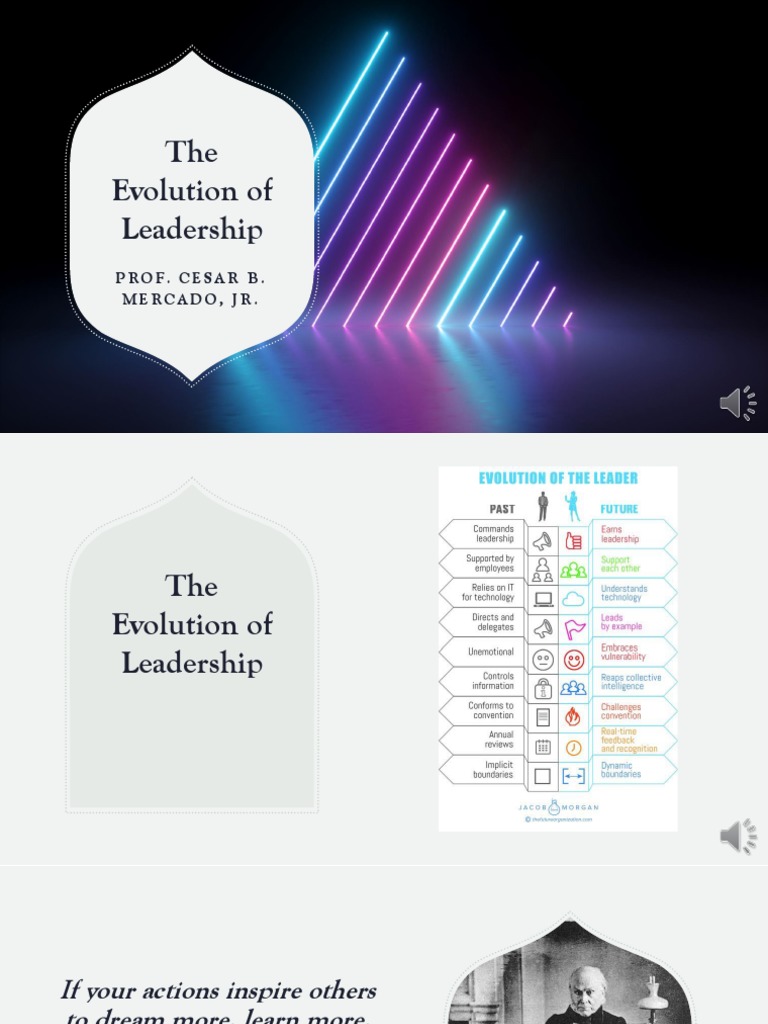 LECTURE 2 The Evolution of Leadership | PDF | Leadership | Business