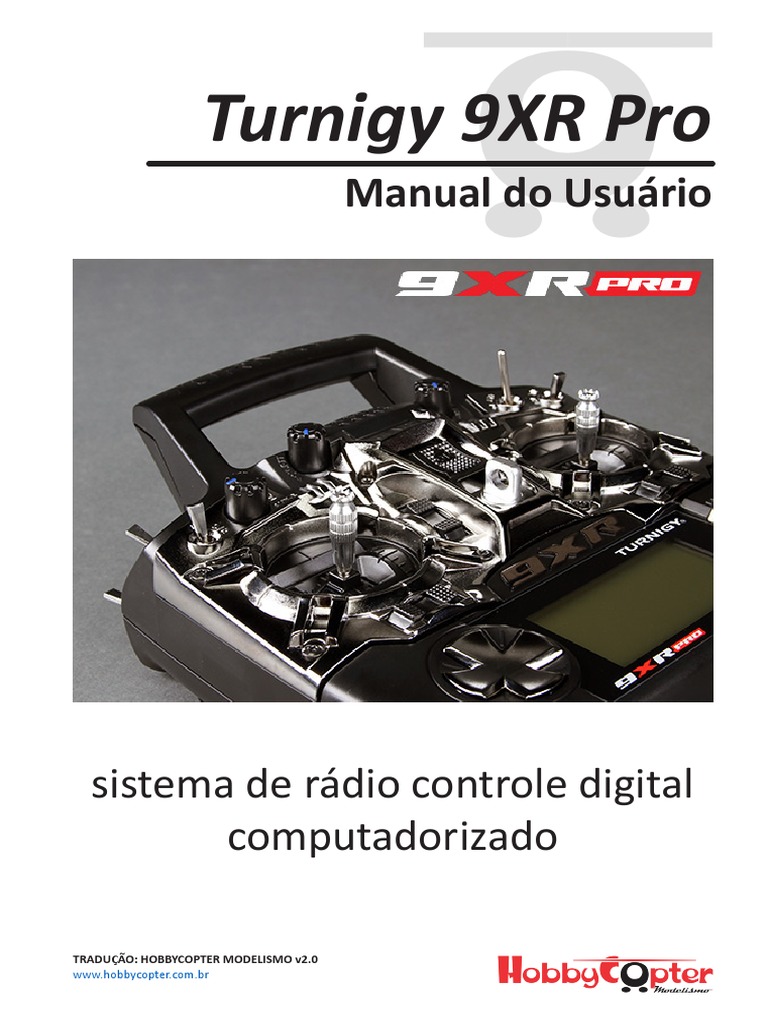 Manual do Usuário Turnigy 9XR Pro | PDF | Telemetria | Tempo