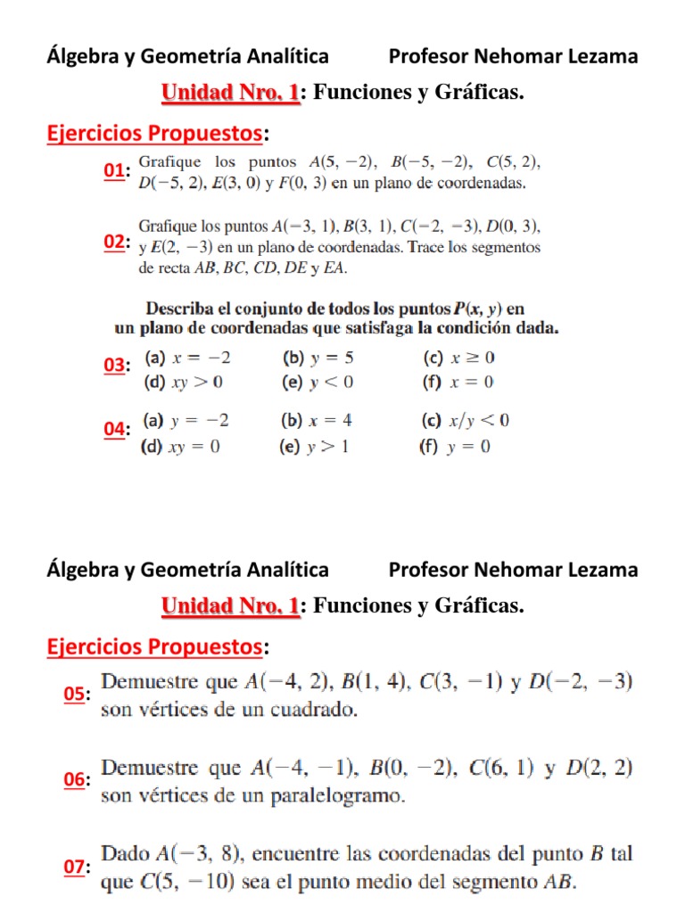 02.-Funciones Básicas (Tarea) | PDF