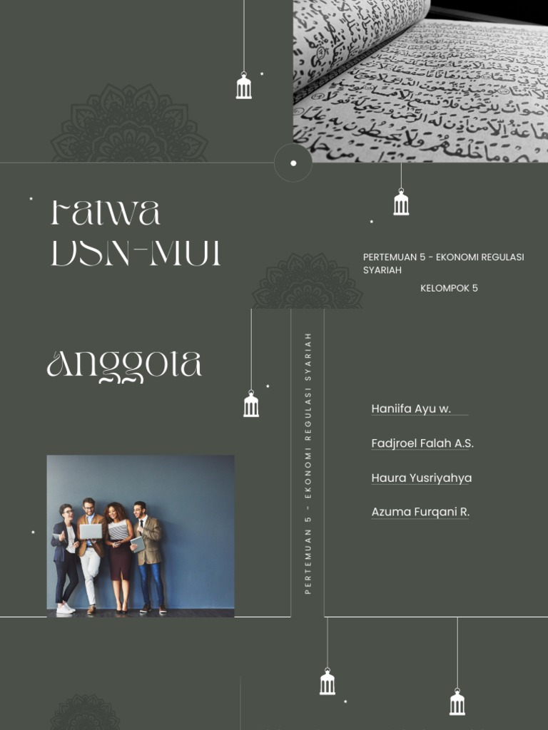 Kelompok 5 - Fatwa DSN-MUI | PDF
