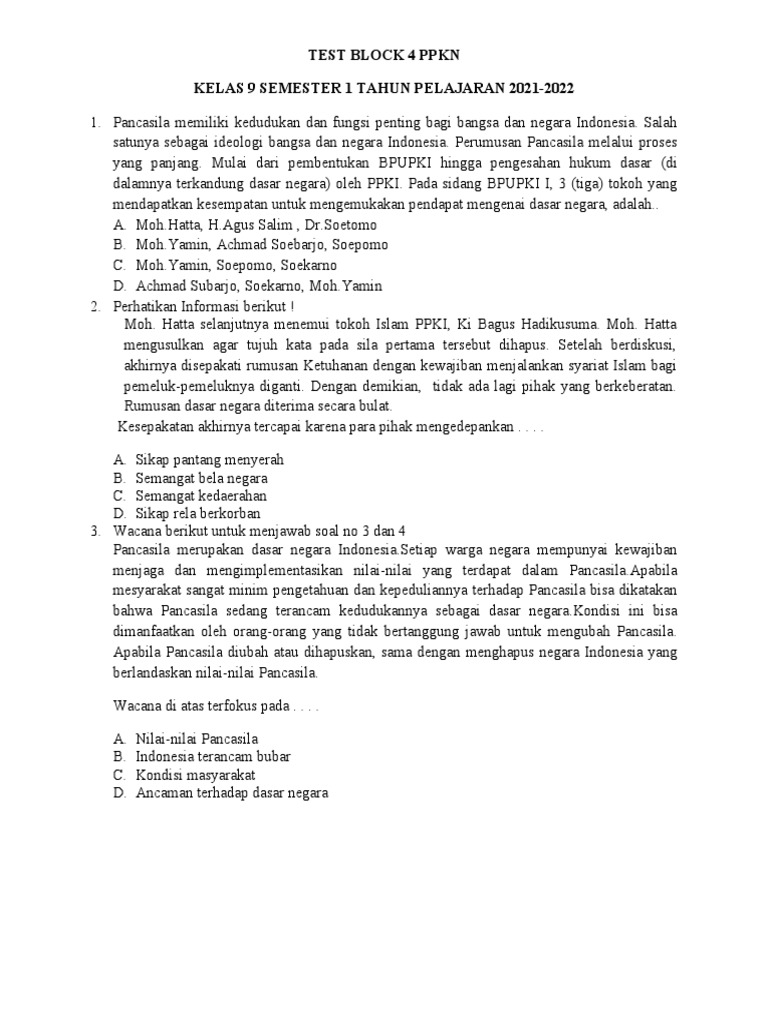 KMD Latihan Kelas 8 | PDF