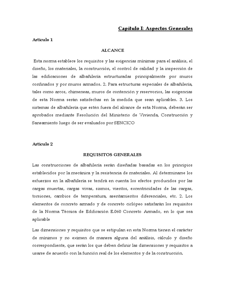 Resumen de Norma e 070 | PDF | Hormigón | Fundación (Ingeniería)