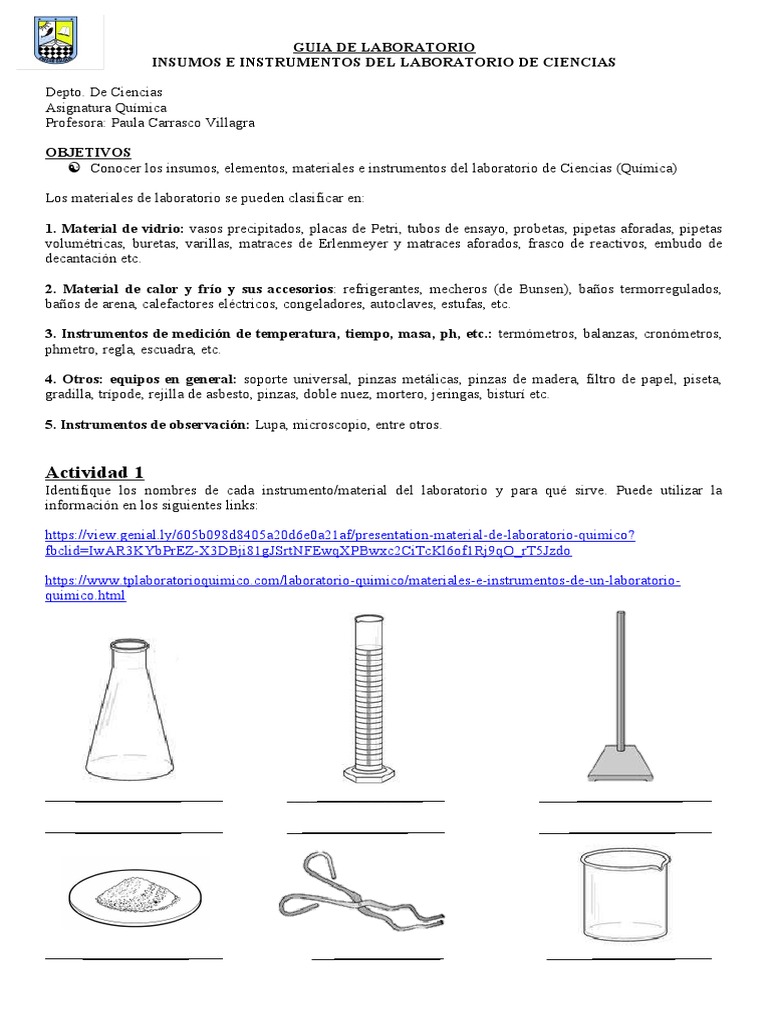 Actividad 1 | PDF | Laboratorios | Herramientas