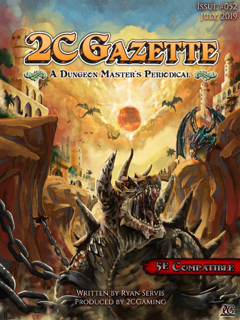 2CGazette Issue 052 - The Epic Artificer (Arcanic) | PDF | Copyright | License