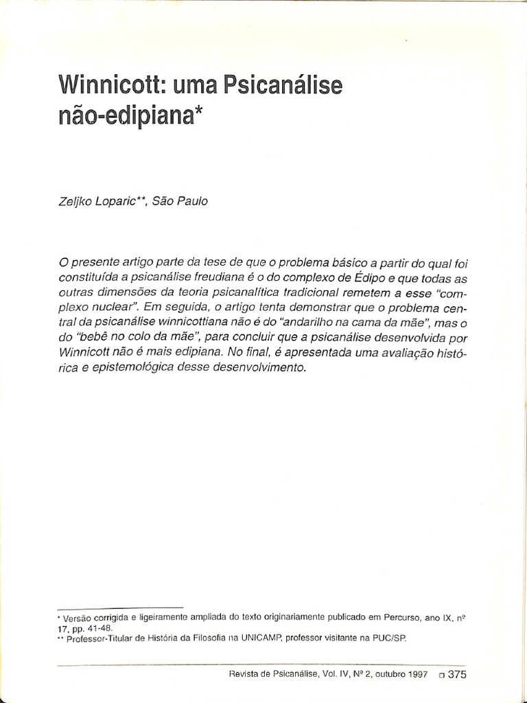“Winnicott-uma-psicanálise-não-edipiana”.-Revista-de-Psicanálise-da ...