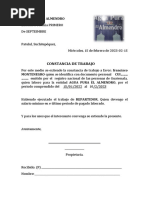 Modelo de Oficio de Entrega de Informe | PDF