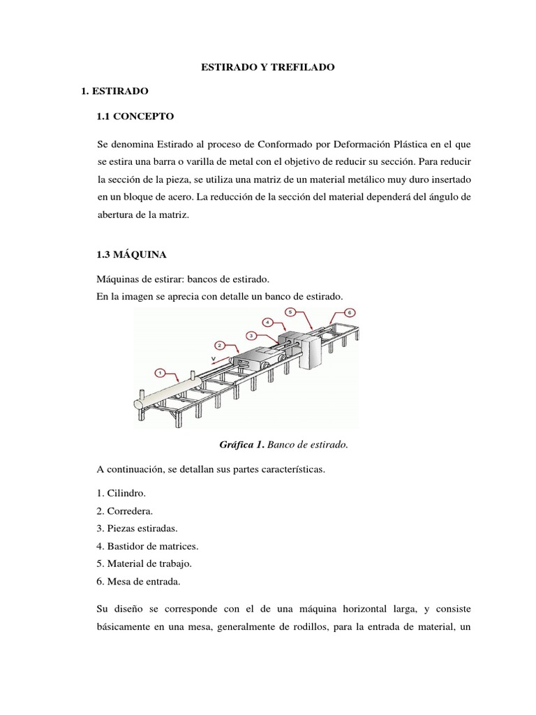 Estirado y Trefilado | PDF | Cable | Acero