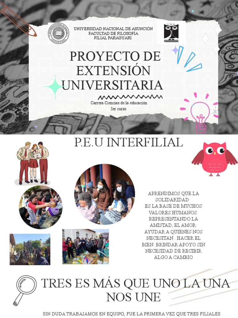 Proyecto de Extensión Universitaria: Universidad Nacional de Asunción ...
