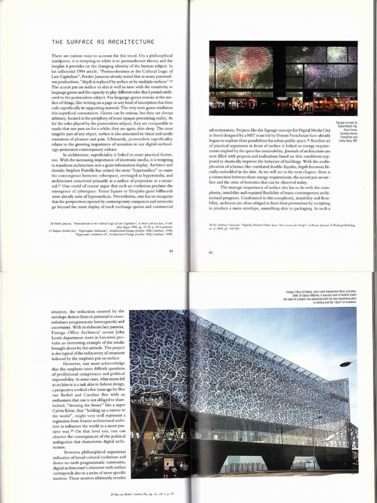 Picon - The Surface As Architecture | PDF