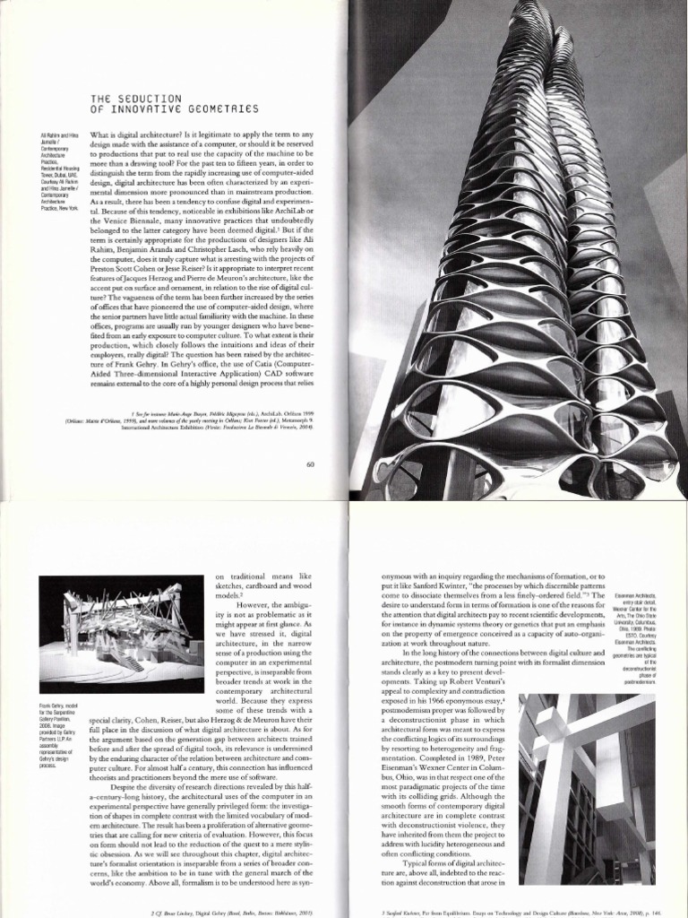 Antoine Picon - The Seduction of Innovative Geometries | PDF