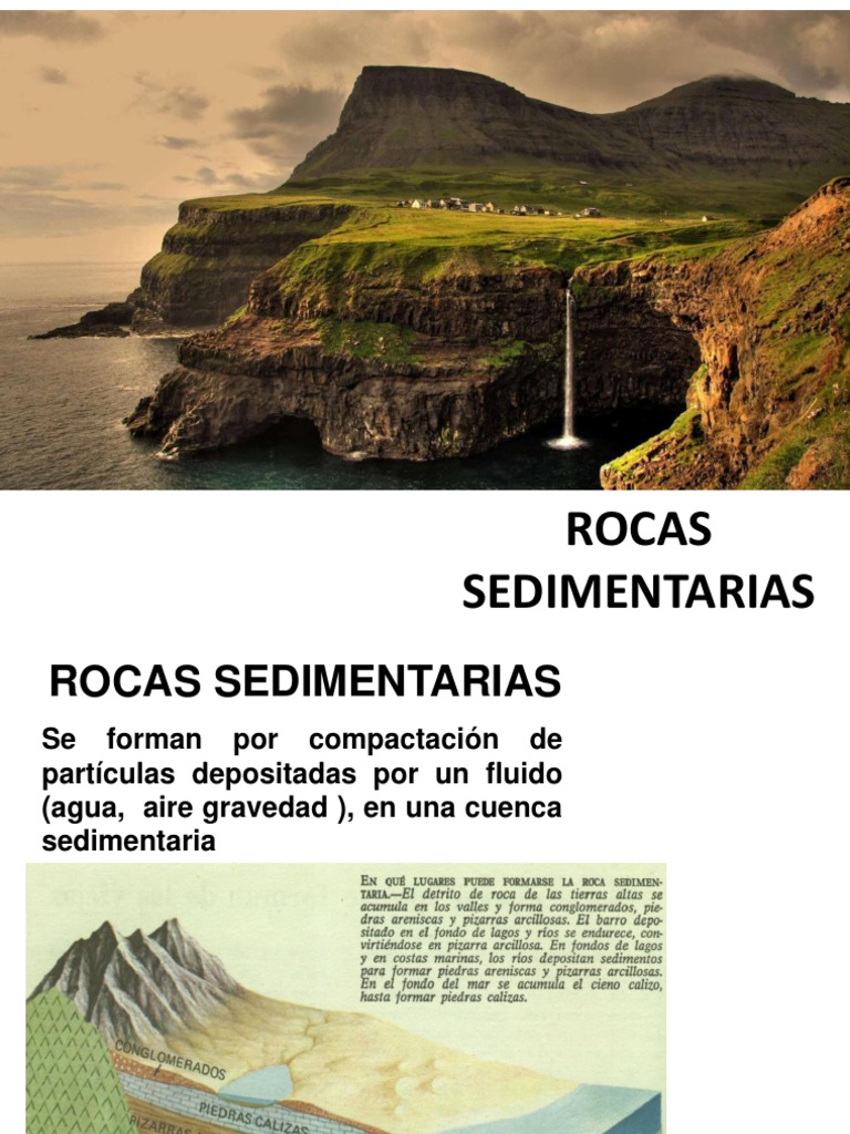 Presentación Rocas Sedimentarias | PDF | Roca clástica | Roca (geología)