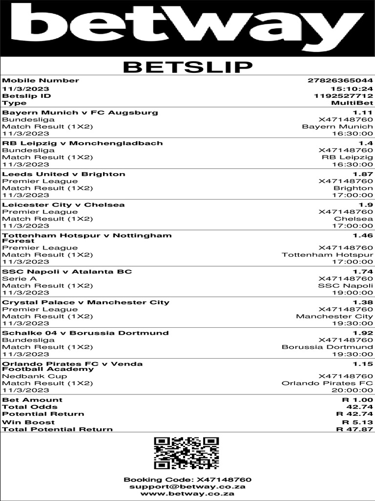 Betslip | PDF | Premier League | Association Football Competitions