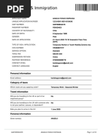 SAMPLE FORM 14a-Signed | PDF | Passport | Travel Visa
