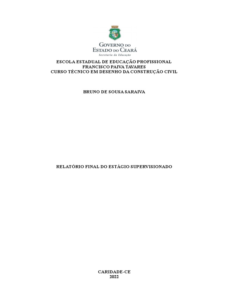 TCC Bruno 3° DCC | PDF | Engenharia Civil | Aprendizado