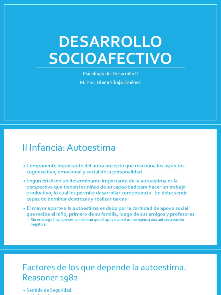 Desarrollo Socioafectivo II Infancia | Descargar gratis PDF | Las ...