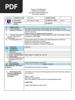 Music Lesson Plan Grade 1 Quarter 1 | PDF | Learning | Rhythm