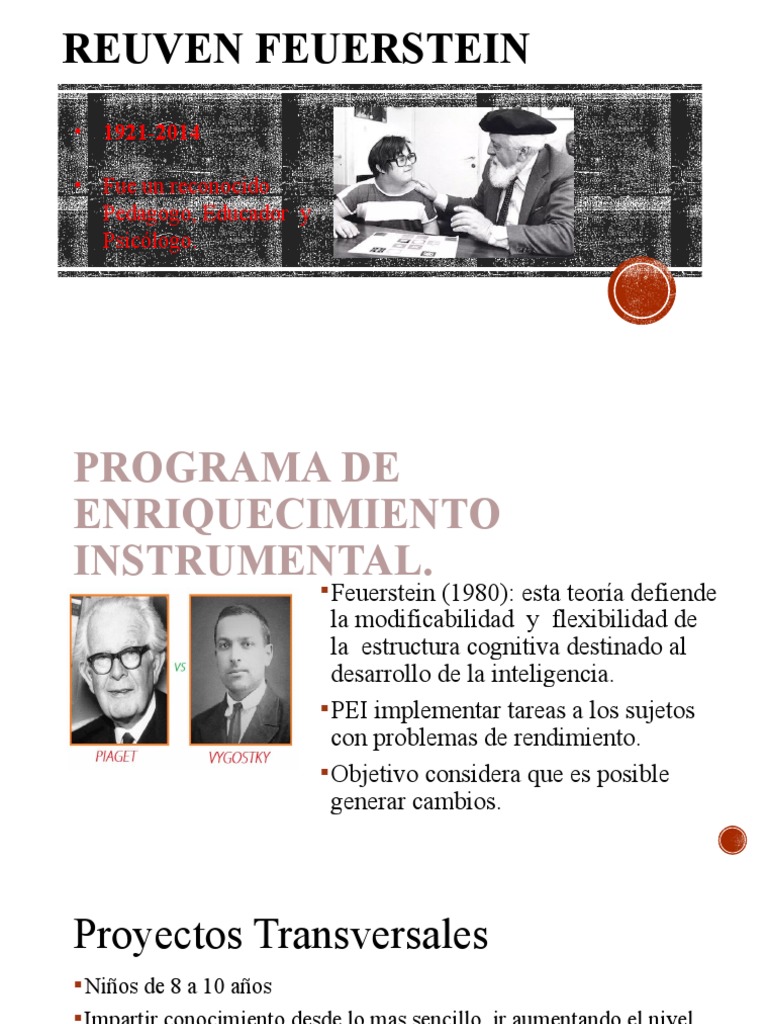 Programa de Enriquecimiento Instrumental de Reuven Feuerstein | PDF
