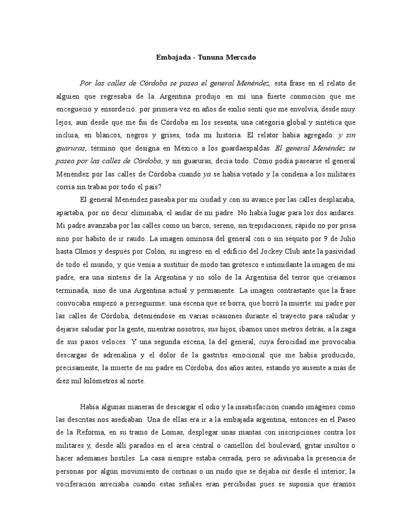Memorias de Exilio y Protesta en Córdoba | PDF | Historia