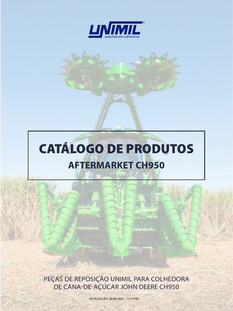 Catálogo CH950 Unimil v28062021 | PDF | Eixo | Vestir-se