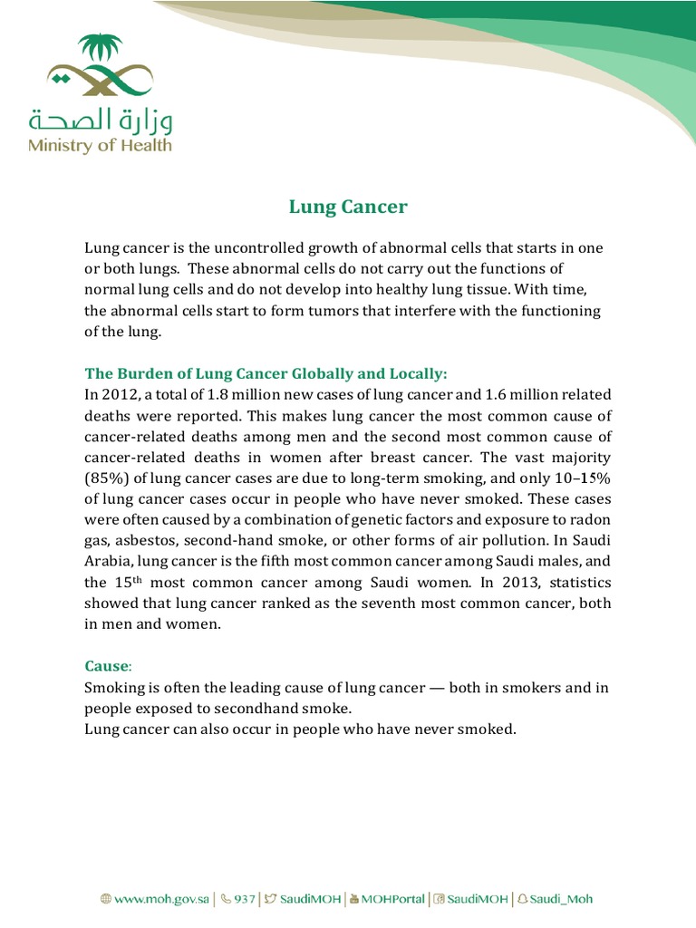 Lung Cancer | PDF | Lung Cancer | Cancer