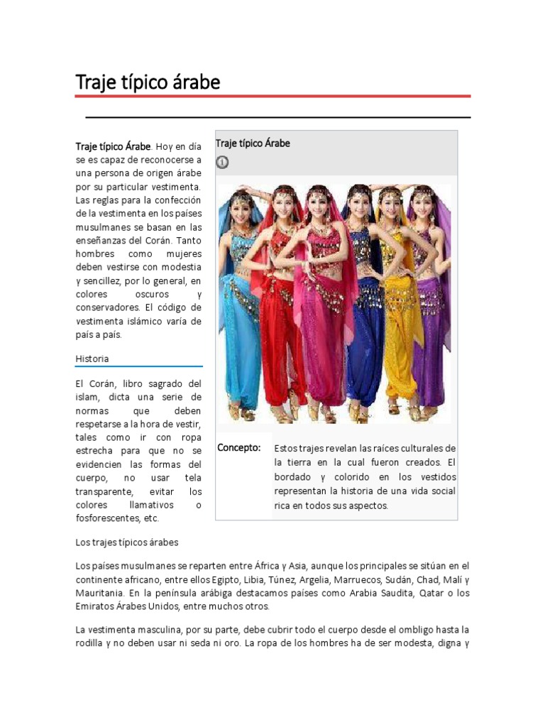 Vestimenta Típica Árabe y su Significado | PDF | Hijab | Ropa
