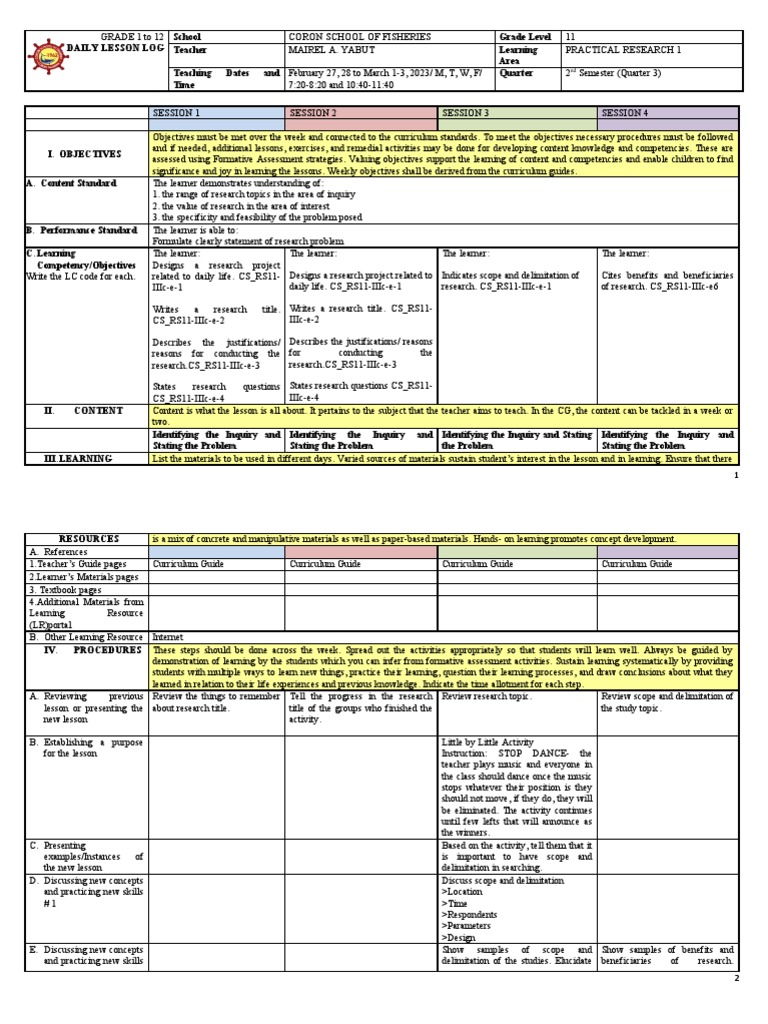 DLL - 3rd QTR (3rd Week) | PDF | Learning | Curriculum