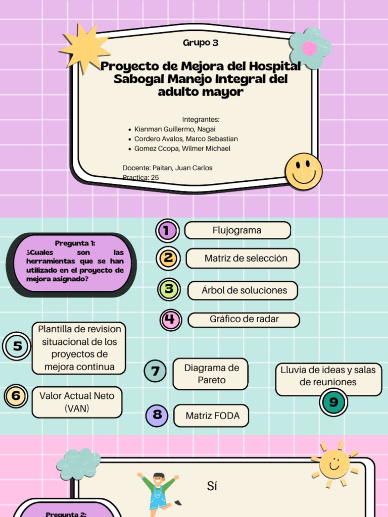 Grupo 3 - SEMANA 3 Proyecto de Mejora Del Hospital Sabogal Manejo Integral Del Adulto Mayor ...