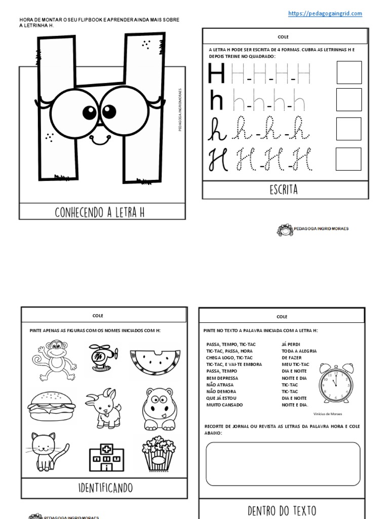 (IMPRESSÃO) Flipbook Letra H | PDF | Blog | Direitos Autorais