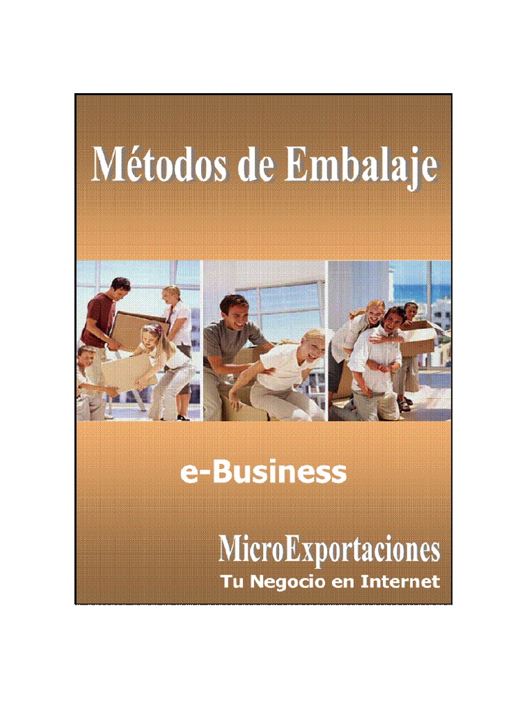 Metodos De Embalaje Pdf Cartón Papel