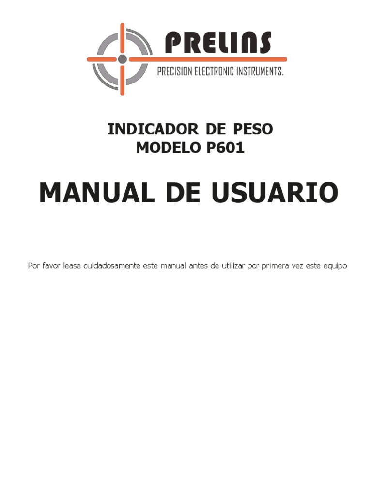Manual Prelins P601 Completo | PDF | Ingenieria Eléctrica
