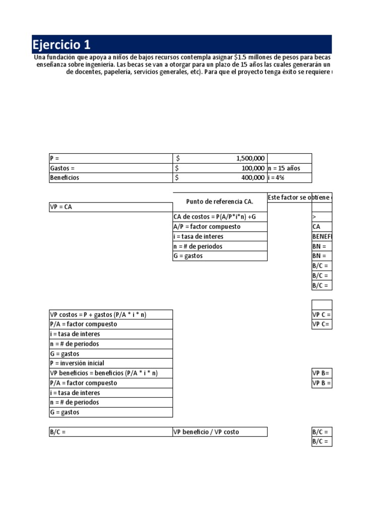 Ejercicio 1 | PDF | Economias