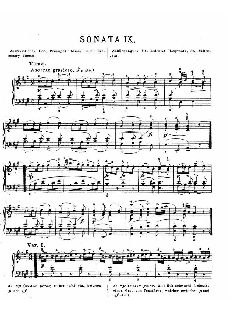 Sonata Ix Piano | PDF
