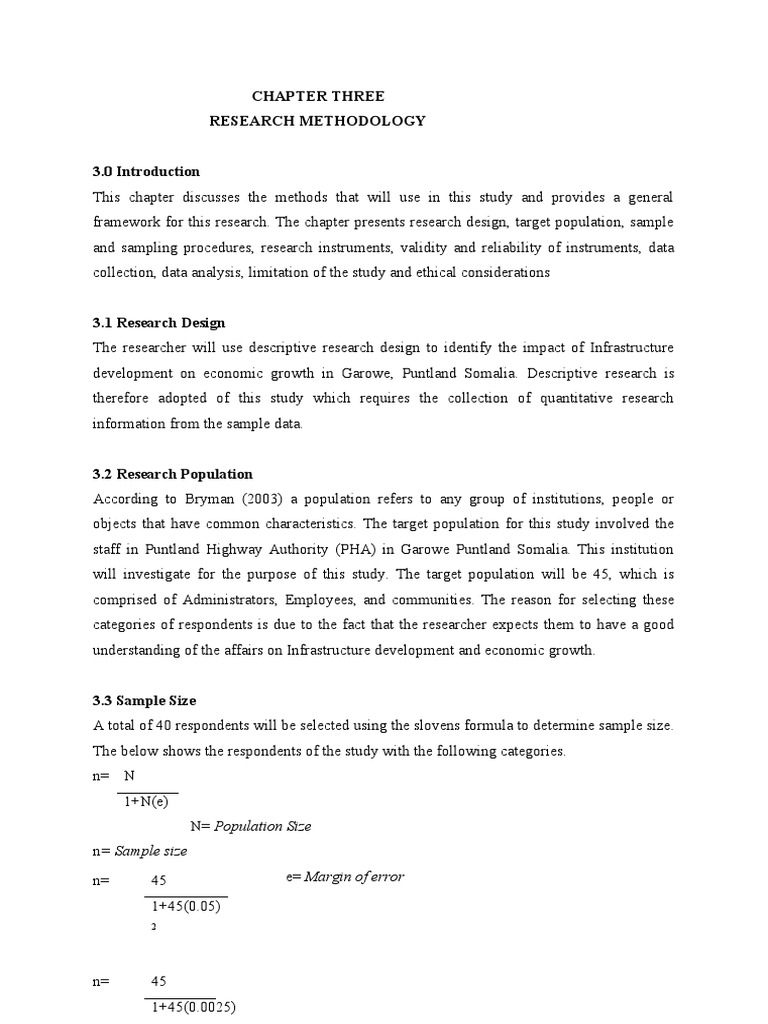 Chapter Three Reviewed Acc Comments Three | PDF | Sampling (Statistics ...