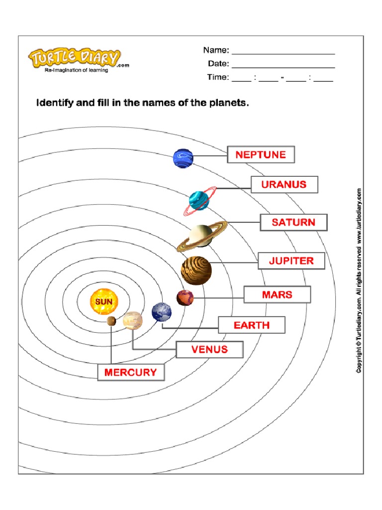 Answer Planets of Solar System | PDF