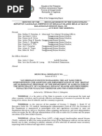 Barangay Executive Order Nos. 0060 2023 BDRRM Committee | PDF ...