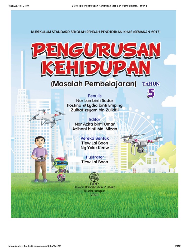 Buku Teks Pengurusan Kehidupan Masalah Pembelajaran Tahun 5 | PDF