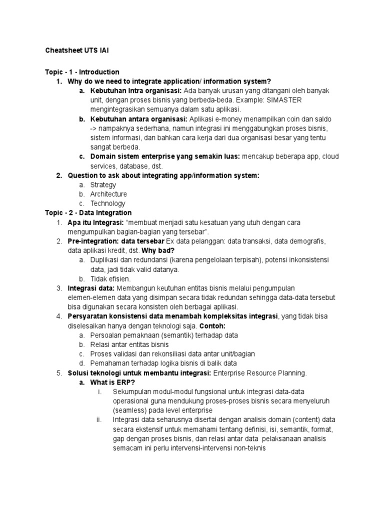 Cheatsheet UTS IAI | PDF