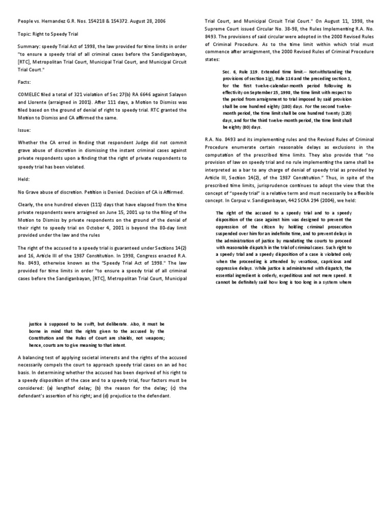 Untitled | Download Free PDF | Speedy Trial Act | Trials