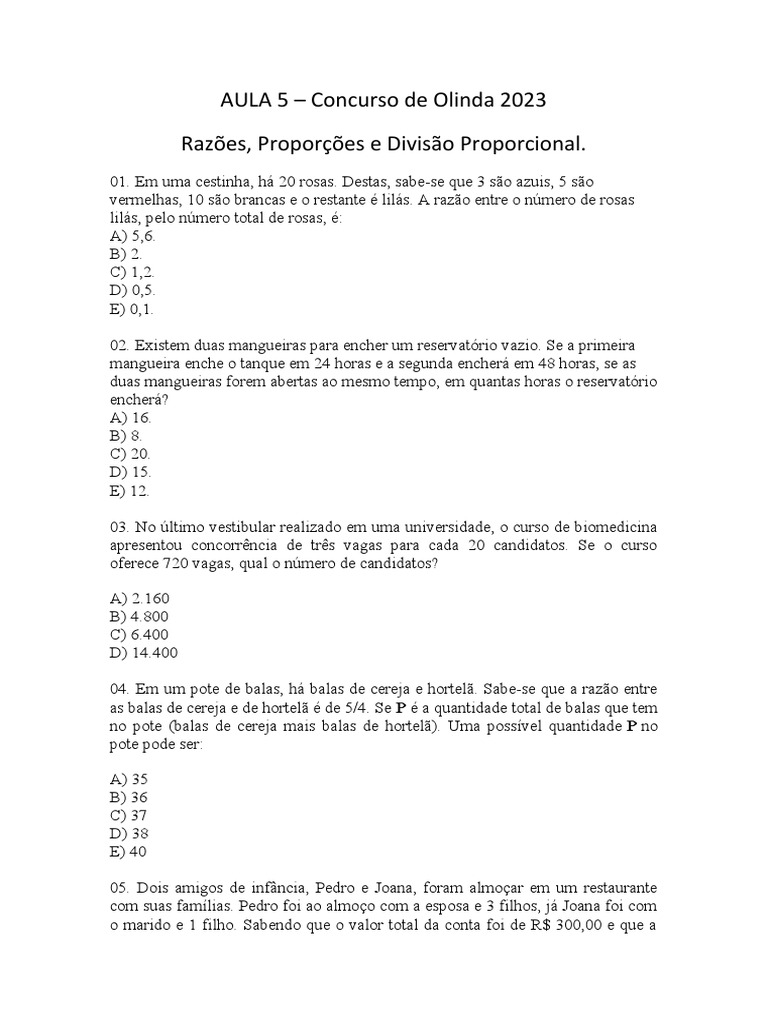 Aula 5 | PDF