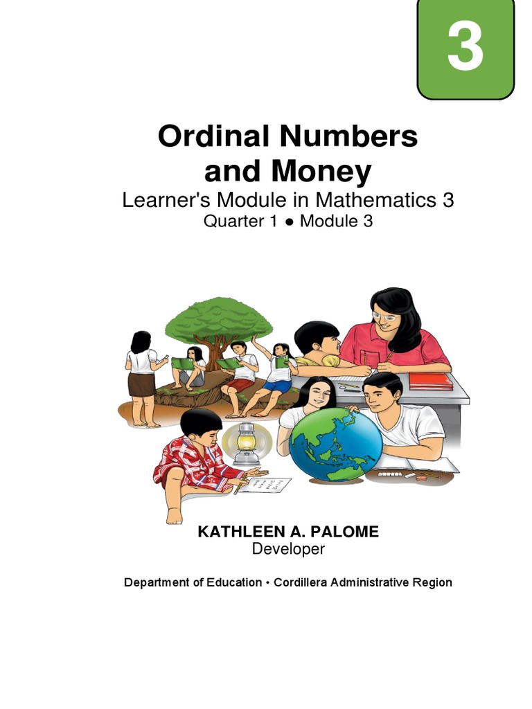 Ordinal Numbers Math | PDF | Currency
